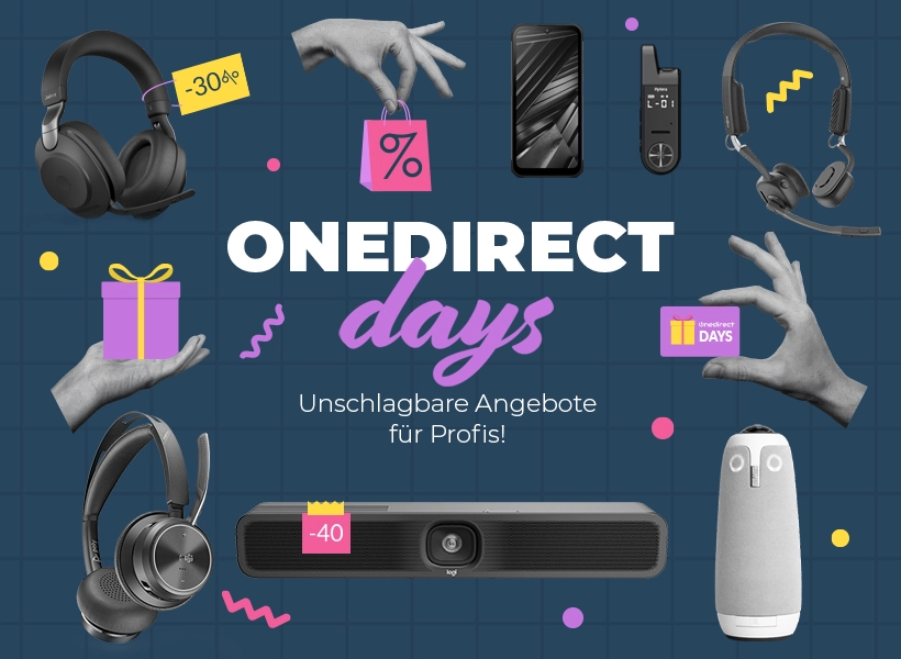 Onedirect: Onlineshop für Headsets, Telefone, Funkgeräte & mehr